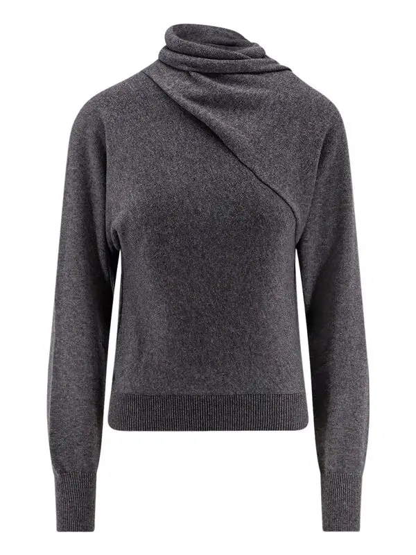 TOM FORD Cashmere And Cotton Turtleneck Sweater - Grey