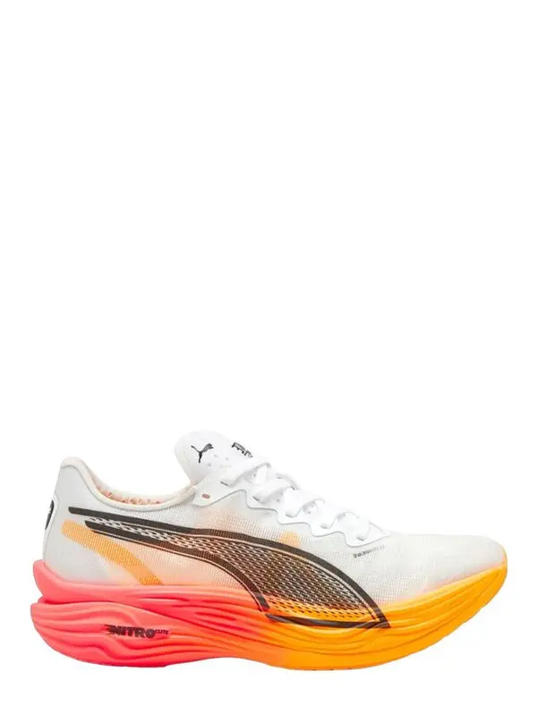 PUMA Deviate Nitro Elite 3 Sneakers - White/sunset Glow/sun Stream