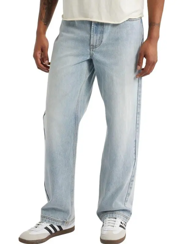 ELWOOD Straight-leg Nonstretch Denim Jeans - Pale Blue