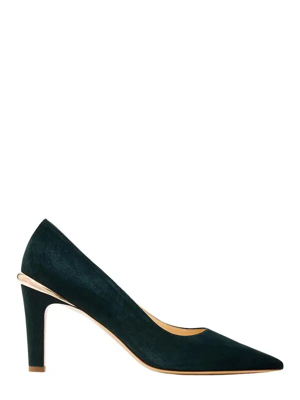 Gabriela Hearst Edwina Calf Hair Pumps - Green