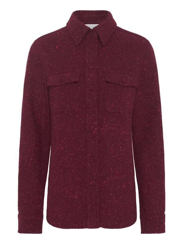 Gabriela Hearst John Austin Cashmere Shirt - Pink