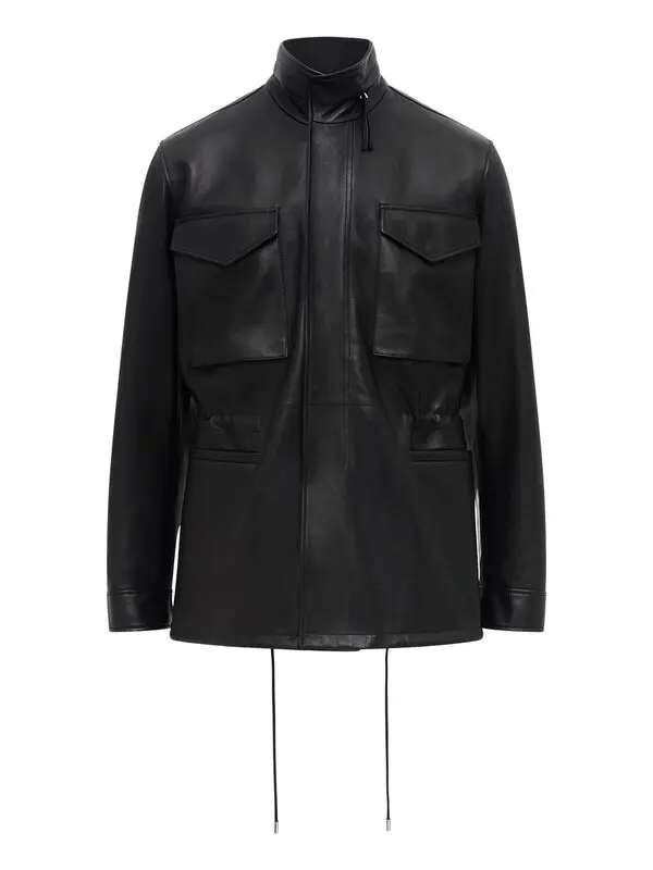 Gabriela Hearst Darwin Leather Jacket - Black