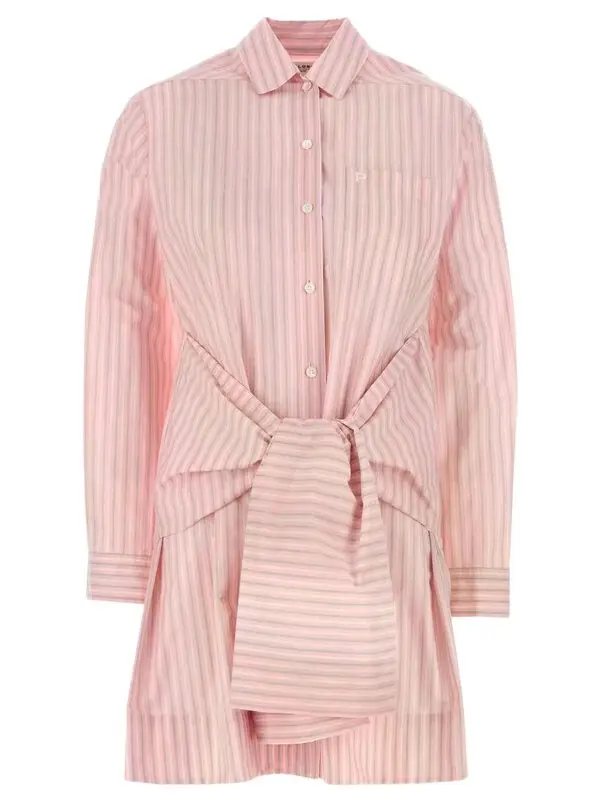 Philosophy Di Lorenzo Serafini Striped Shirt Dress - Pink