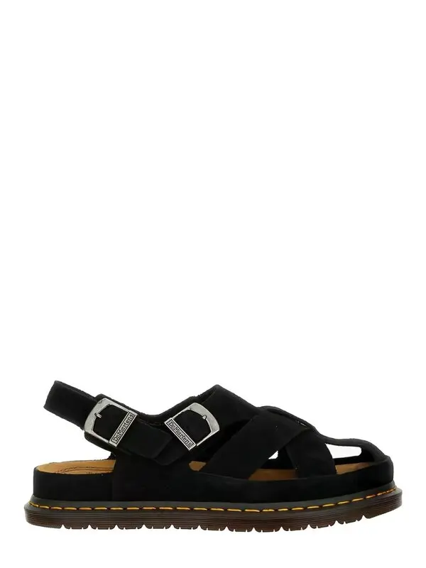 Dr. Martens Archive Fisherman Leather Sandals - Black