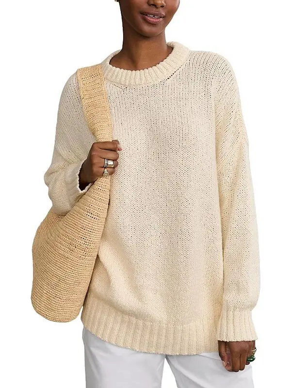 Jenni Kayne Foster Crewneck Sweater - Cream