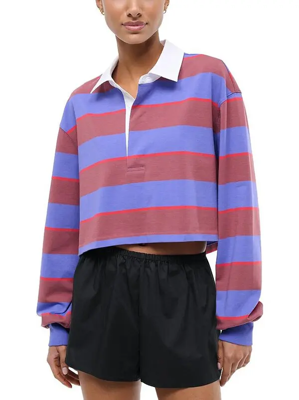 Staud Gavin Cropped Shirt - Atlas Rugby