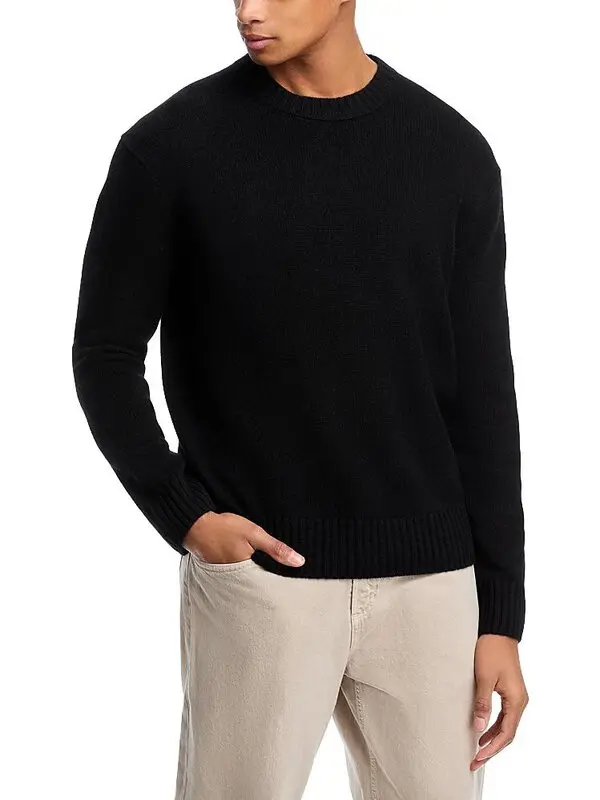 FRAME Cashmere Crewneck Sweater - Noir