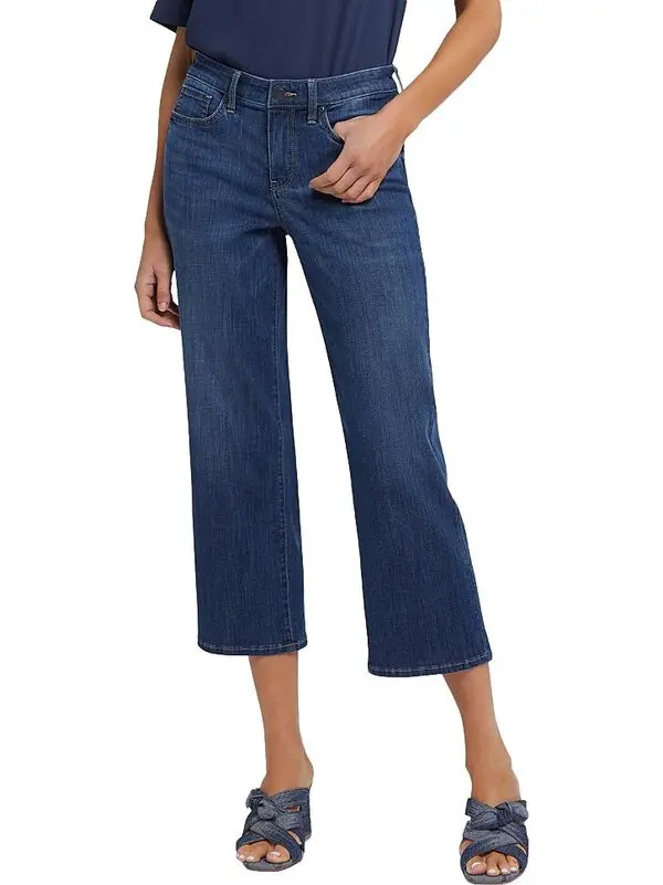 NYDJ Petite Relaxed Piper Crop Jeans - Rio Rapids
