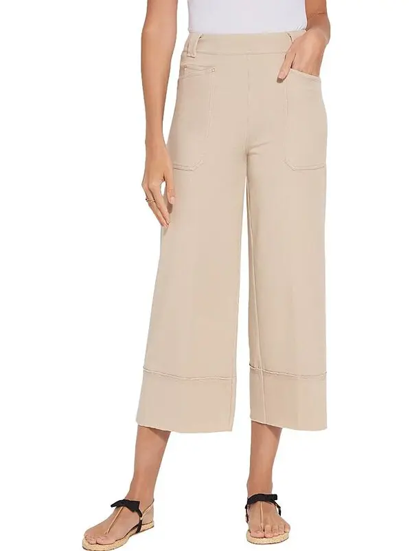 Lyssé Analia Wide Leg Denim Jeans - Linen