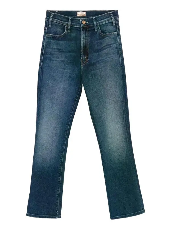 MOTHER Cotton-blend Bootcut Jeans - Blue