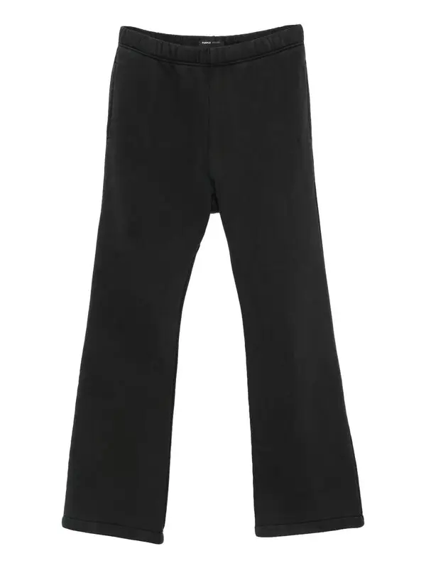 PURPLE BRAND Elastic-waistband Pants - Black