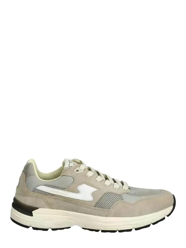 S.W.C STEPNEY WORKERS CLUB Amiel S-strike Raw Suede Sneakers - Lt.grey
