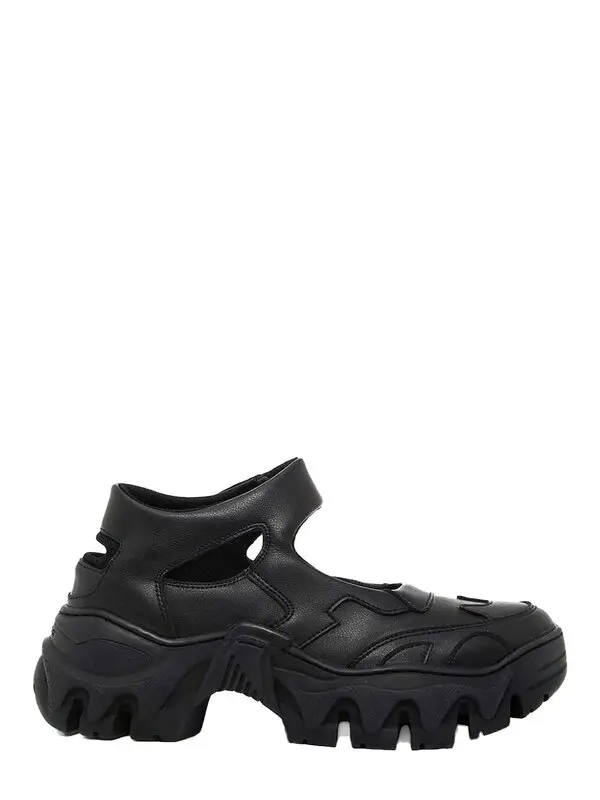 ROMBAUT Chunky Sole Cut-out Sneakers - Black