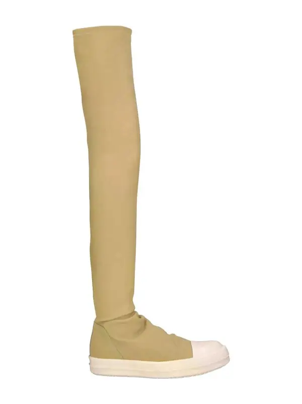 Rick Owens Over-the-knee Sock Boots - Neutrals