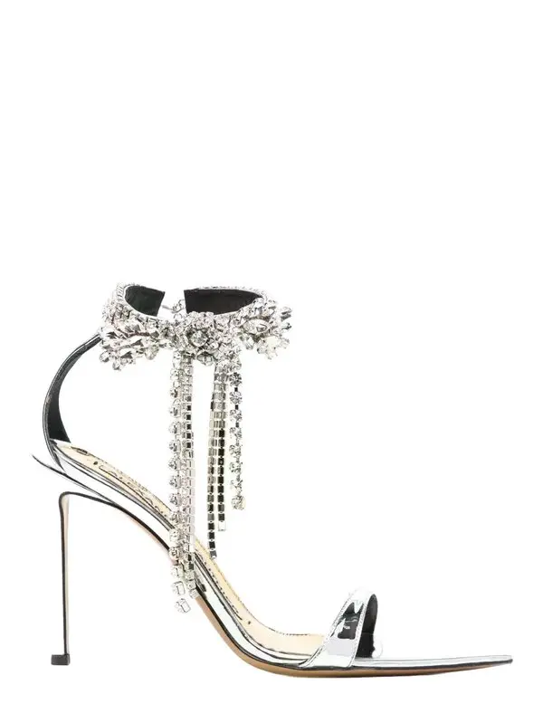 Alexandre Vauthier Crystal-embellished Pumps - Silver