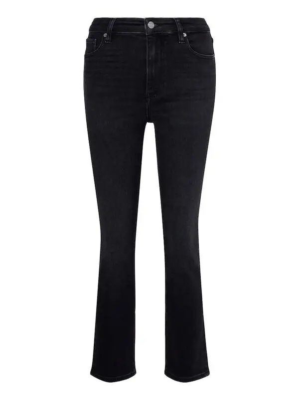 FRAME The Pencil Crop Slim Jeans - Black