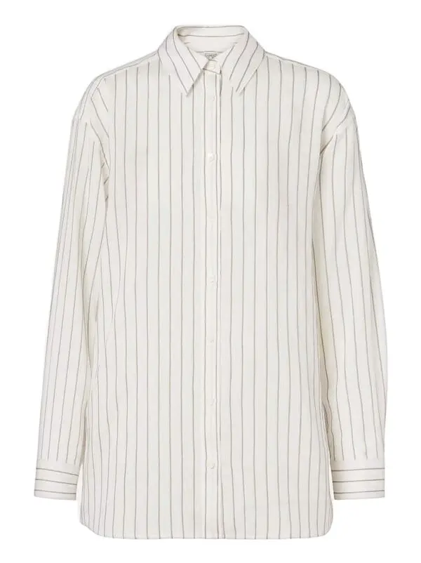 TOTEME Striped Shirt - White
