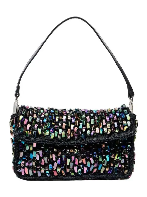 Staud Timmy Beaded Shoulder Bag - Multicoloured