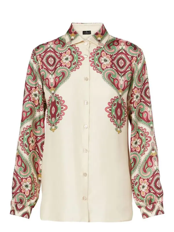 Etro Printed Silk Shirt - Multicoloured
