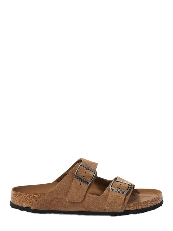 BIRKENSTOCK Arizona Suede Sandals - Brown