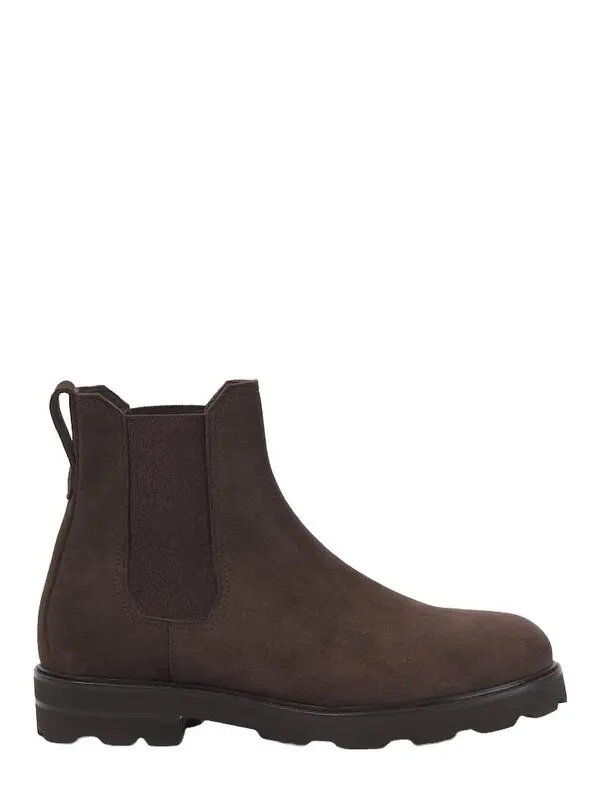 Brioni Suede Chelsea Boots - Brown