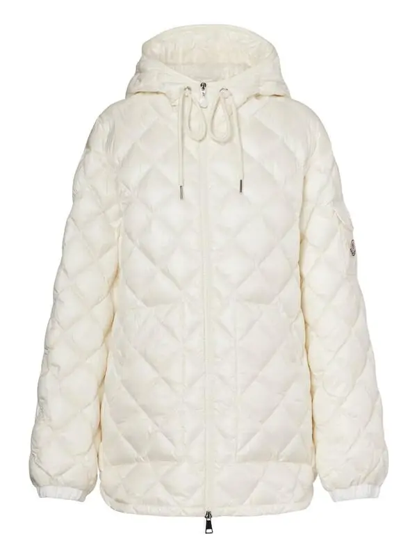 Moncler Quilted Down Jacket - White