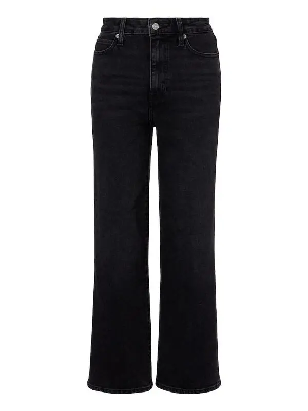 FRAME The Wide Wide-leg Jeans - Black