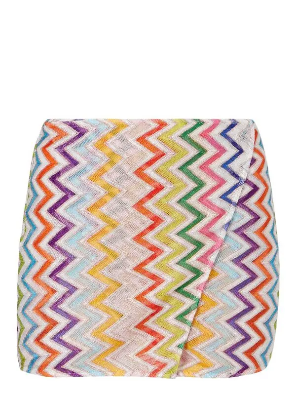 Missoni Zigzag Lame Skort - Multicoloured