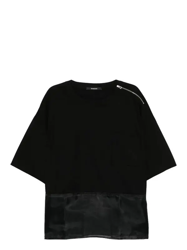 SONGZIO Ghost-layered T-shirt - Black