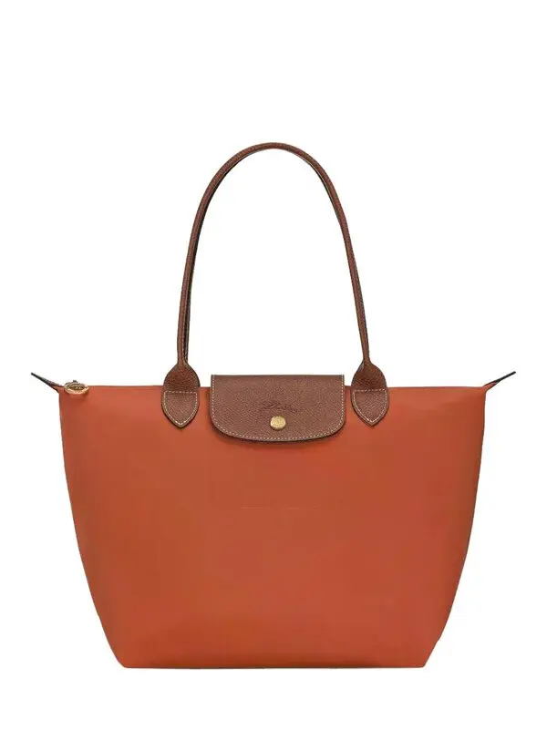 Longchamp Canvas Tote Bag - Orange
