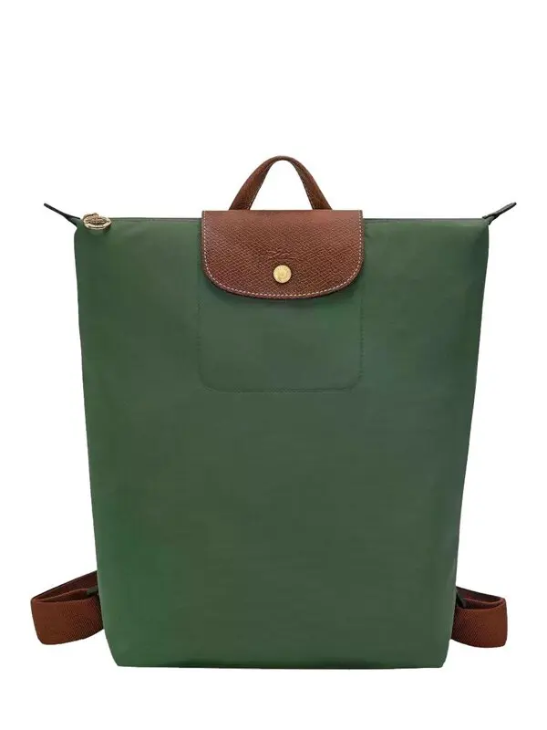 Longchamp Logo-plaque Backpack - Green
