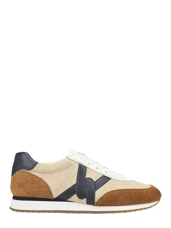 Veronica Beard Penrose Sneaker - Sand/hazelnut/navy