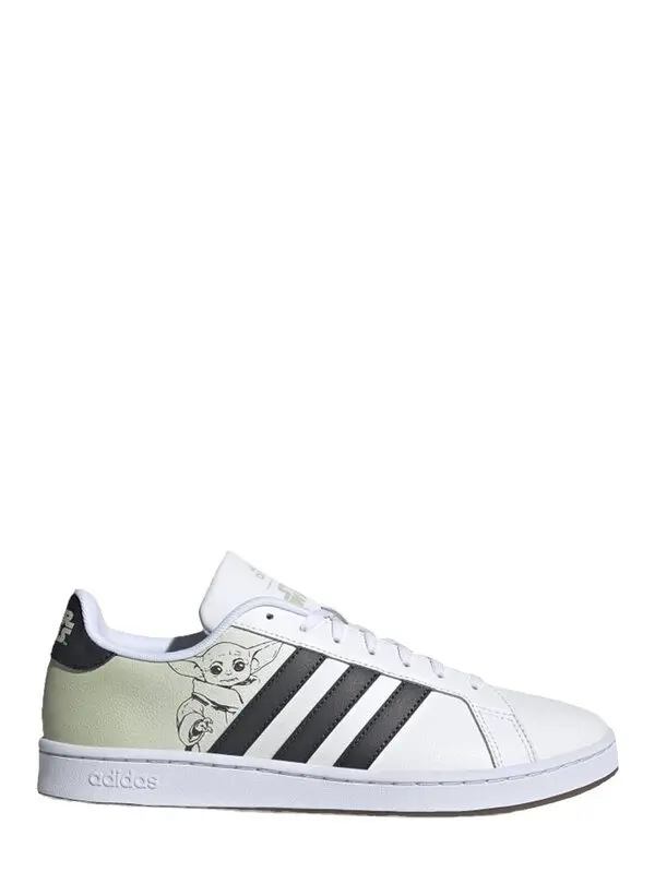 Adidas Star Wars X Grand Court 'baby Yoda' Sneakers - White
