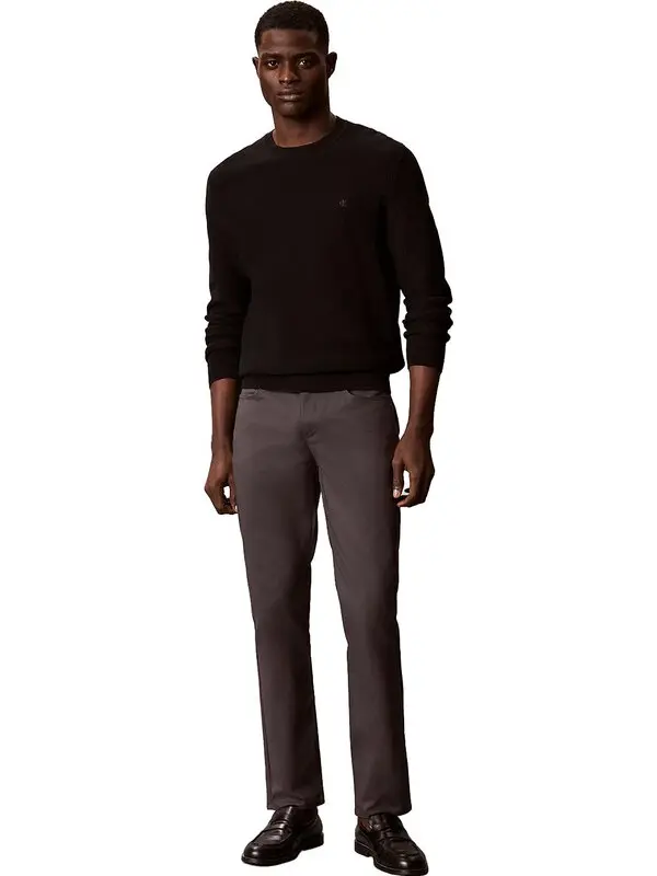 Calvin Klein Slim Fit 5-pocket Pants - Forged Iron