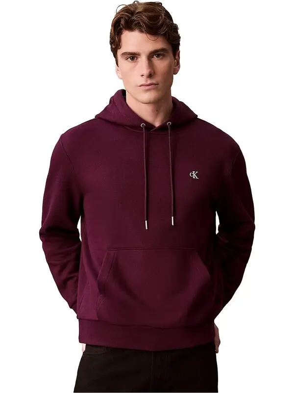 Calvin Klein Archive Logo Fleece Hoodie - Passion Plum