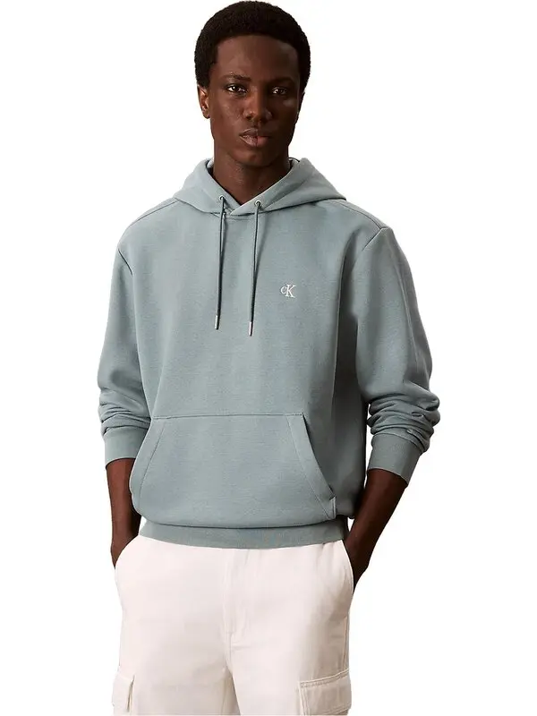 Calvin Klein Archive Logo Fleece Hoodie - Trooper