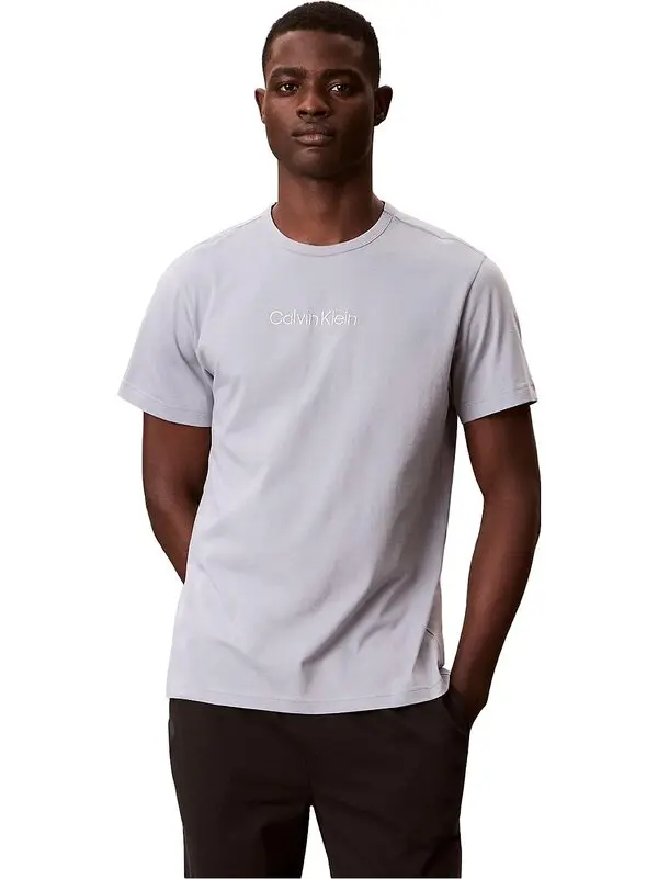Calvin Klein Logo Sleep T-shirt - Misty Grey