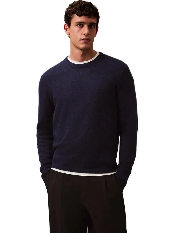 Calvin Klein Alpaca Wool Blend Knit Sweater - Vulcan