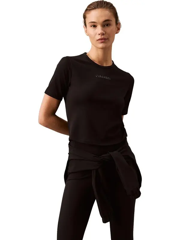 Calvin Klein Crewneck Short-sleeve T-shirt - Black Beauty
