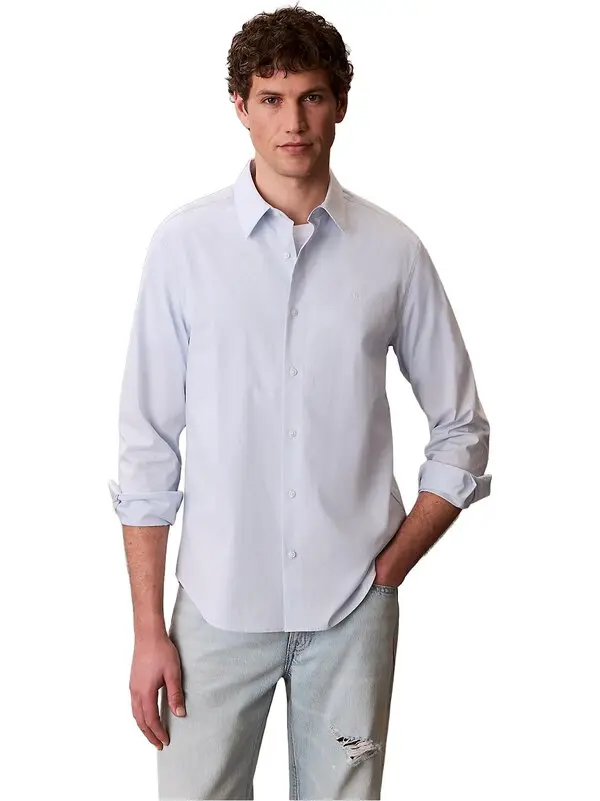 Calvin Klein Classic Stretch Button-down Shirt - Plein Air