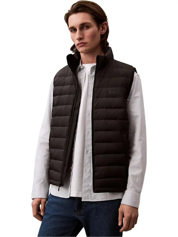 Calvin Klein Nylon Puffer Vest - Black