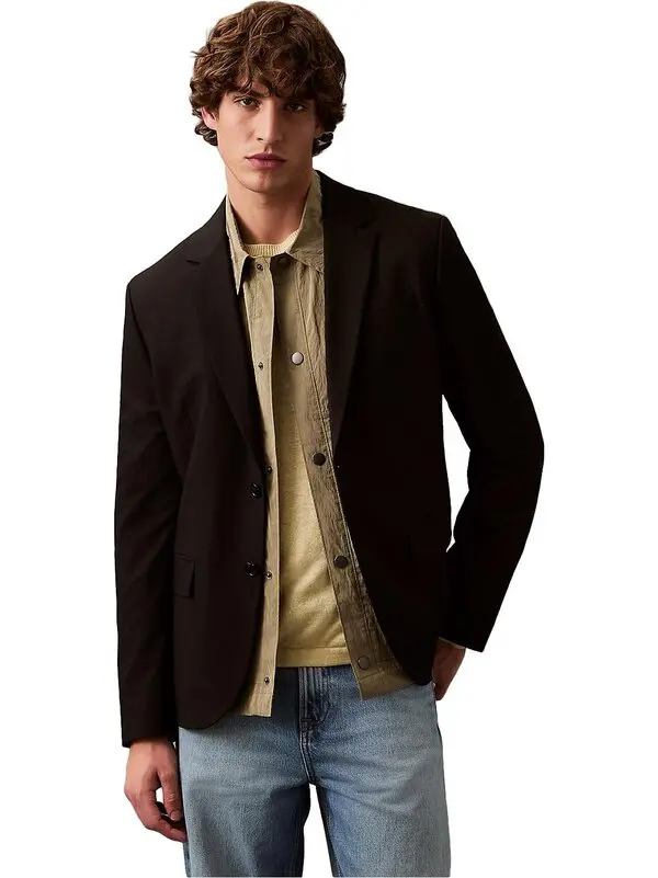 Calvin Klein Refined Slim Blazer - Black