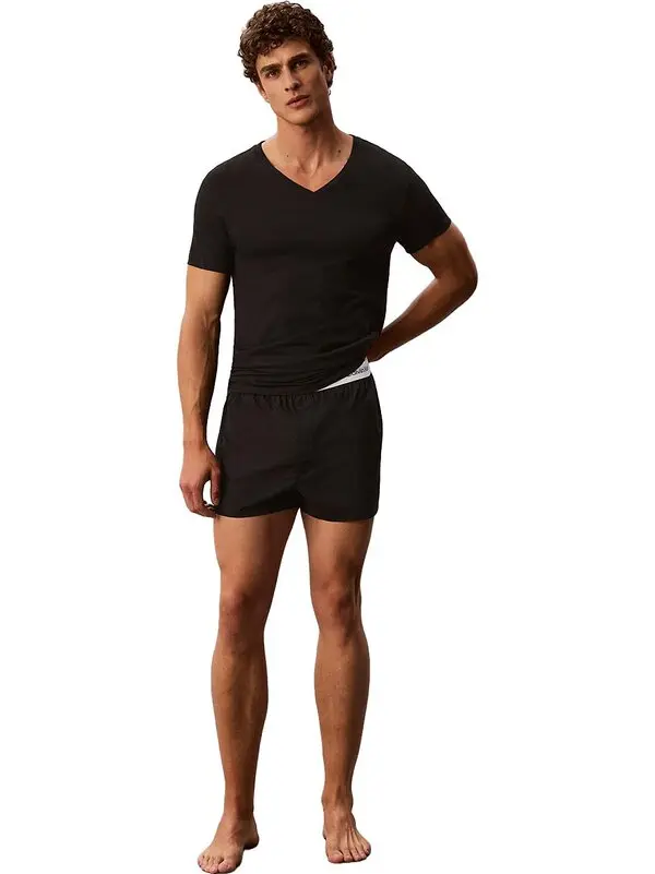 Calvin Klein Cotton Classics 5-pack Classic Fit V-neck T-shirt - Black