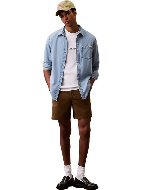 Calvin Klein Slim Chino Shorts - Beech