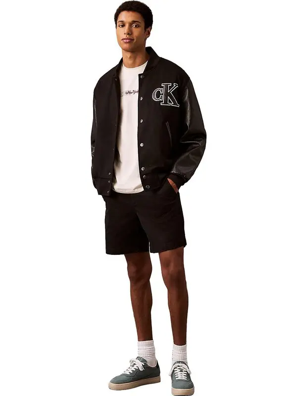 Calvin Klein Slim Chino Shorts - Black