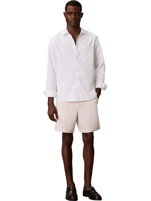 Calvin Klein Slim Chino Shorts - Chalk