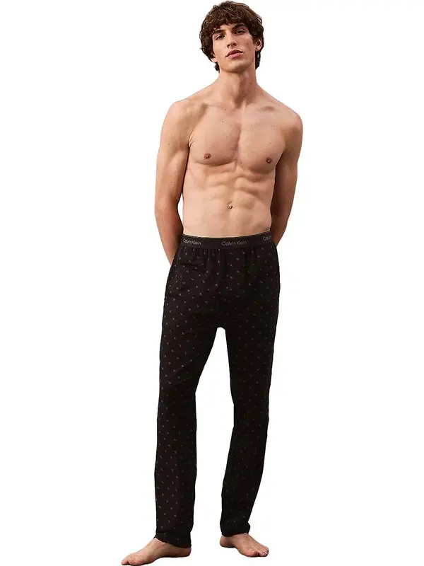 Calvin Klein Icon Cotton Stretch Sleep Pants - Black Diamond