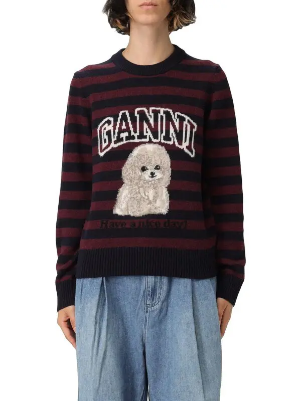 GANNI Sweater - Striped