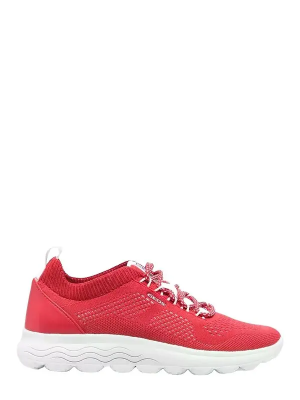 Geox Spherica Knitted Sneakers - Red