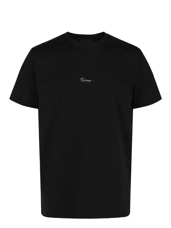 Givenchy Logo Crewneck Sweat-shirt Shortsleeve T-shirt - Black